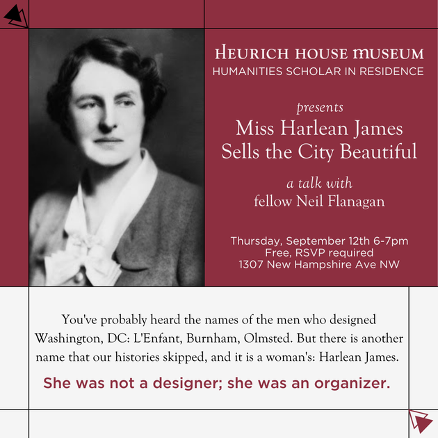 Miss Harlean James Sells the City Beautiful: a talk with Heurich Human ...